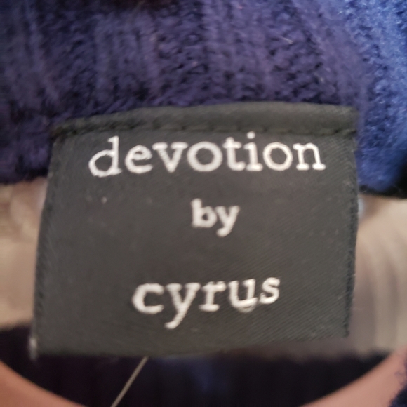 Cyrus | Sweaters | Devotion By Cyrus Knit Turtleneck Color Block M ...